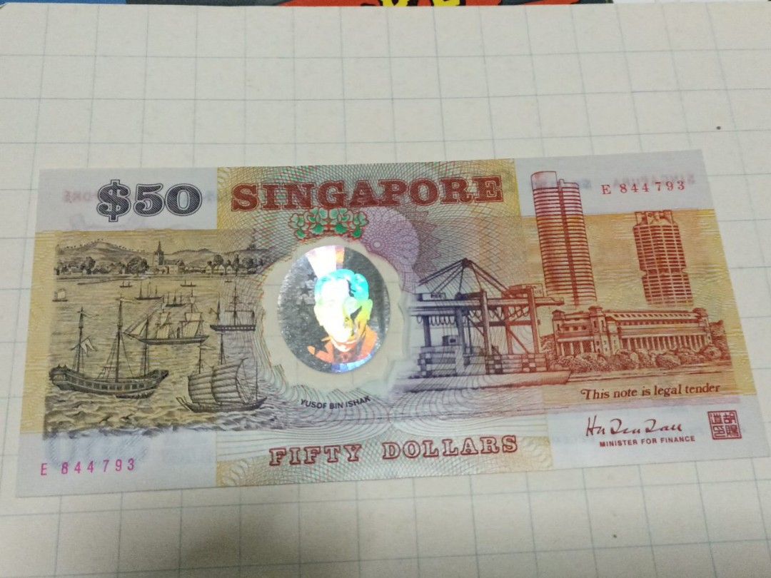 Singapore $50 Polymer Note, Hobbies & Toys, Memorabilia & Collectibles ...