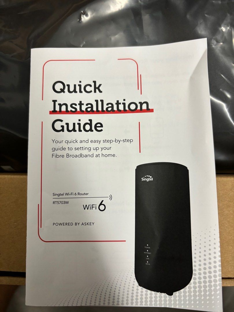 Singtel Askey WiFi 6 Router, Computers & Tech, Parts & Accessories ...