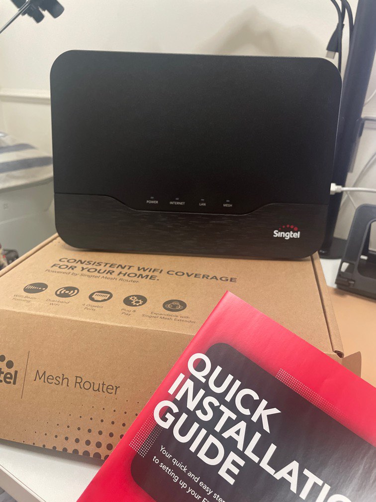 Singtel Mesh Router WIFI, Computers & Tech, Parts & Accessories ...