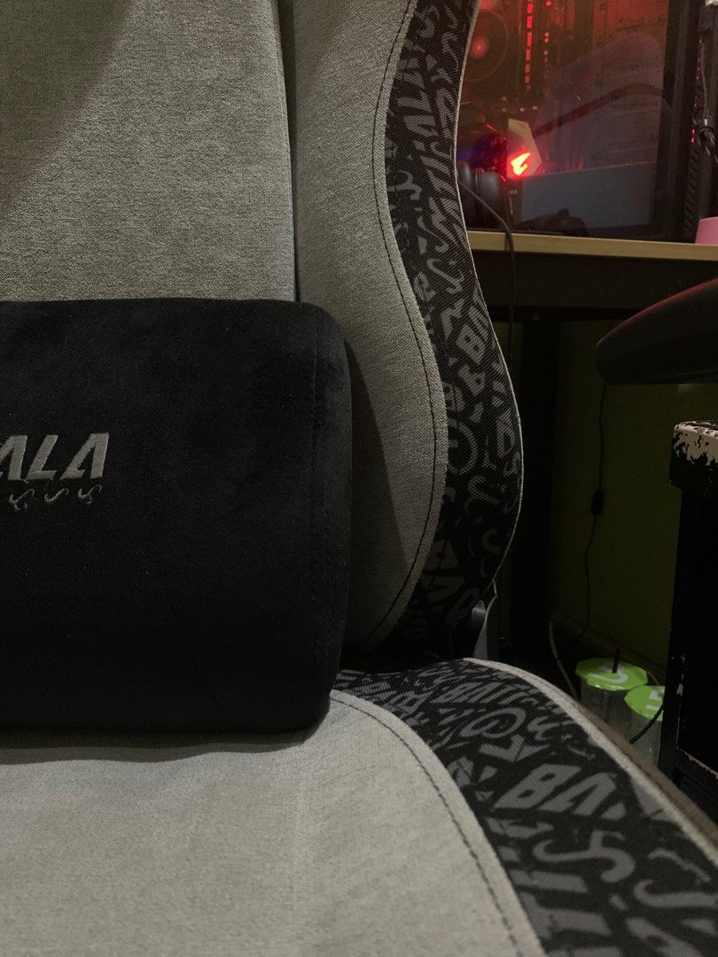 Sitan Bathala Gaming Chair (Gray), Furniture & Home Living, Furniture ...