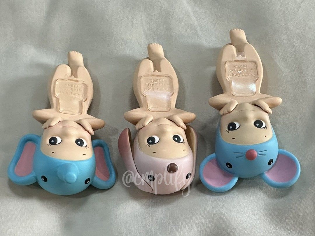 Sonny Angel Lop Ear, Mouse and Elephant Hipper Set, Hobbies & Toys ...