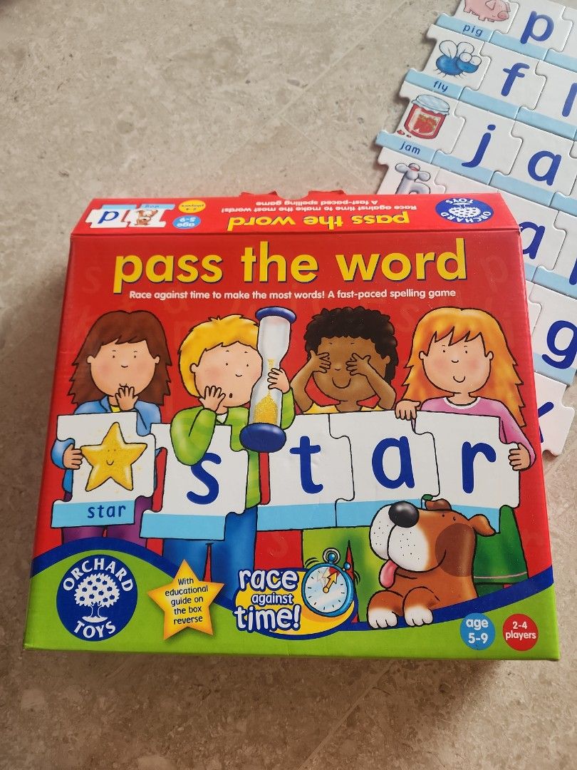 Spelling Game - Orchard Toys, Babies & Kids, Infant Playtime on Carousell