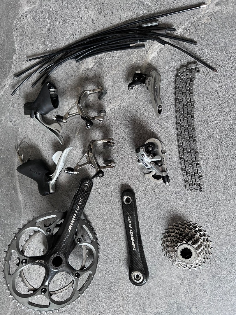 SRAM Force Rival Groupset, Sports Equipment, Bicycles & Parts, Parts ...