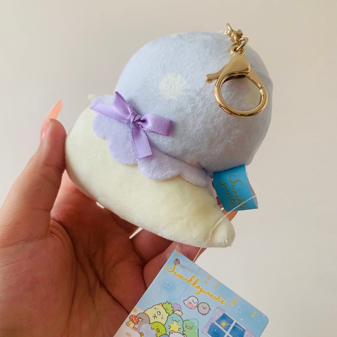 sumikko gurashi nisetsumuri snail keychain plush (bnwt) san-x japan ...
