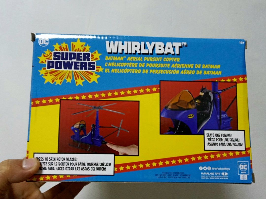 Super Powers BATMAN WHIRLYBAT Aerial Copter, Hobbies & Toys, Toys ...