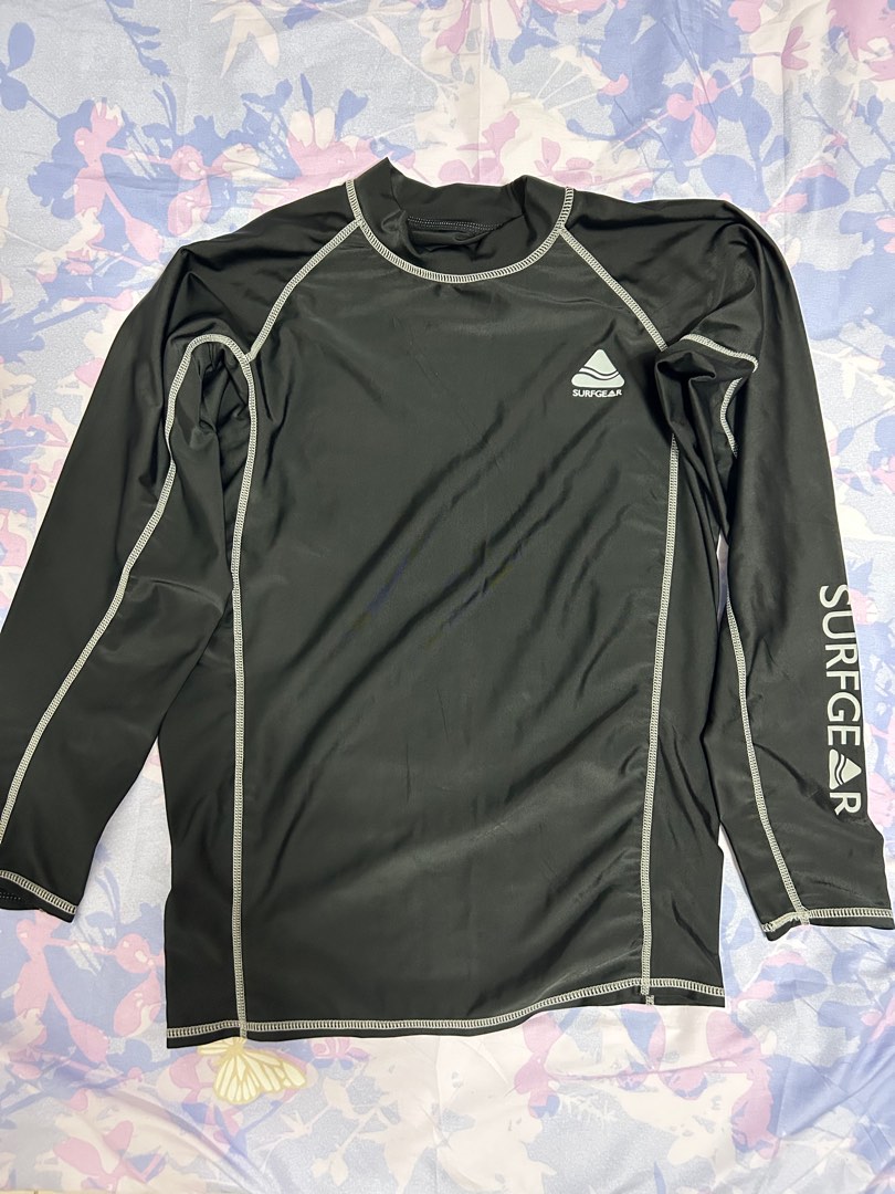 Surfgear rash guard, Men's Fashion, Tops & Sets, Swim Top & Rash Guards ...