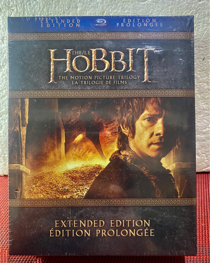THE HOBBIT The Motion Picture Trilogy EXTENDED EDITION Blu-Ray Brandnew, Hobbies & Toys, Music ...