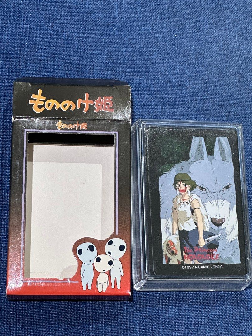 The Princess Mononoke Poker Cards (Studio Gihibli), Hobbies & Toys ...