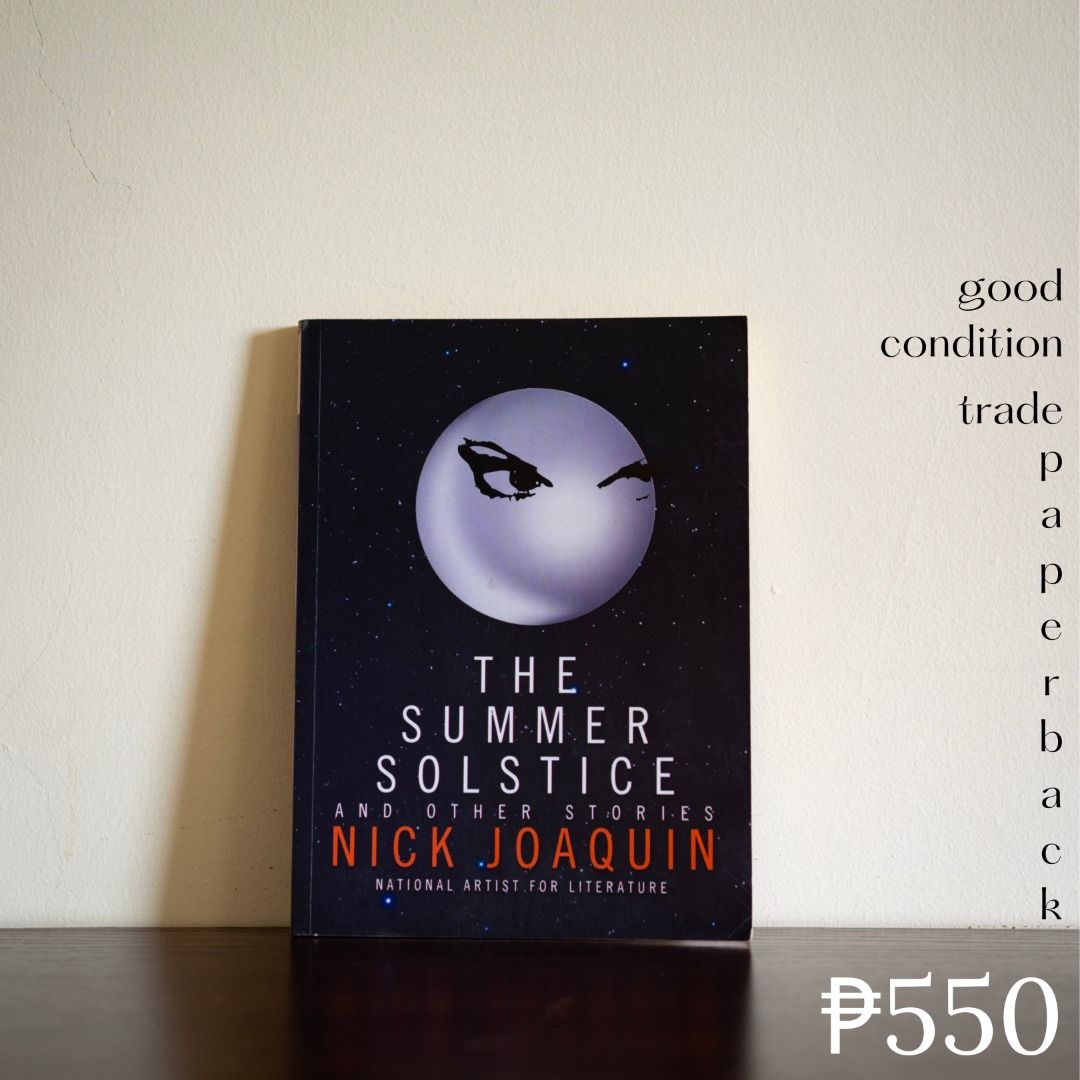 The Summer Solstice and other stories by Nick Joaquin, Hobbies & Toys ...