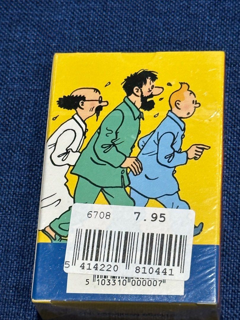 Tintin playing cards, Hobbies & Toys, Toys & Games on Carousell
