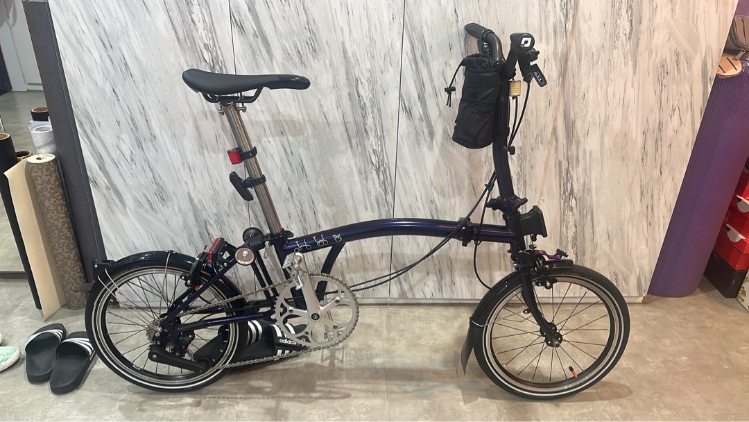 Titanium P-Line Brompton Design ( Brompton Parts ) 8.2KG, Sports ...