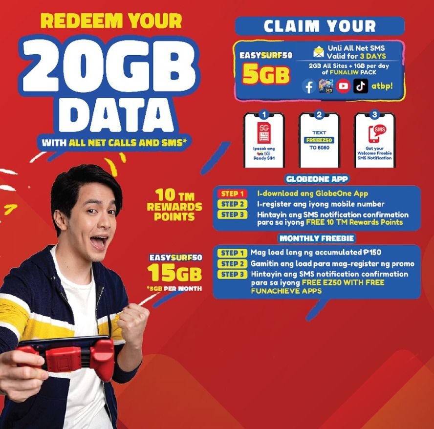 TM PAWER SIM with Up to 29GB data & UNLI All Net Calls & Texts for 7Days, Mobile Phones ...