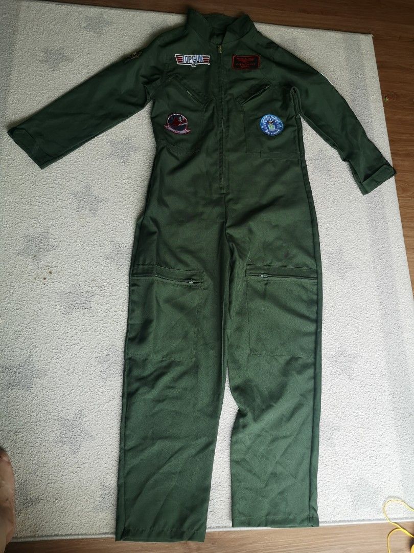 Top Gun Goose pilot costume, Men's Fashion, Tops & Sets, Sets ...