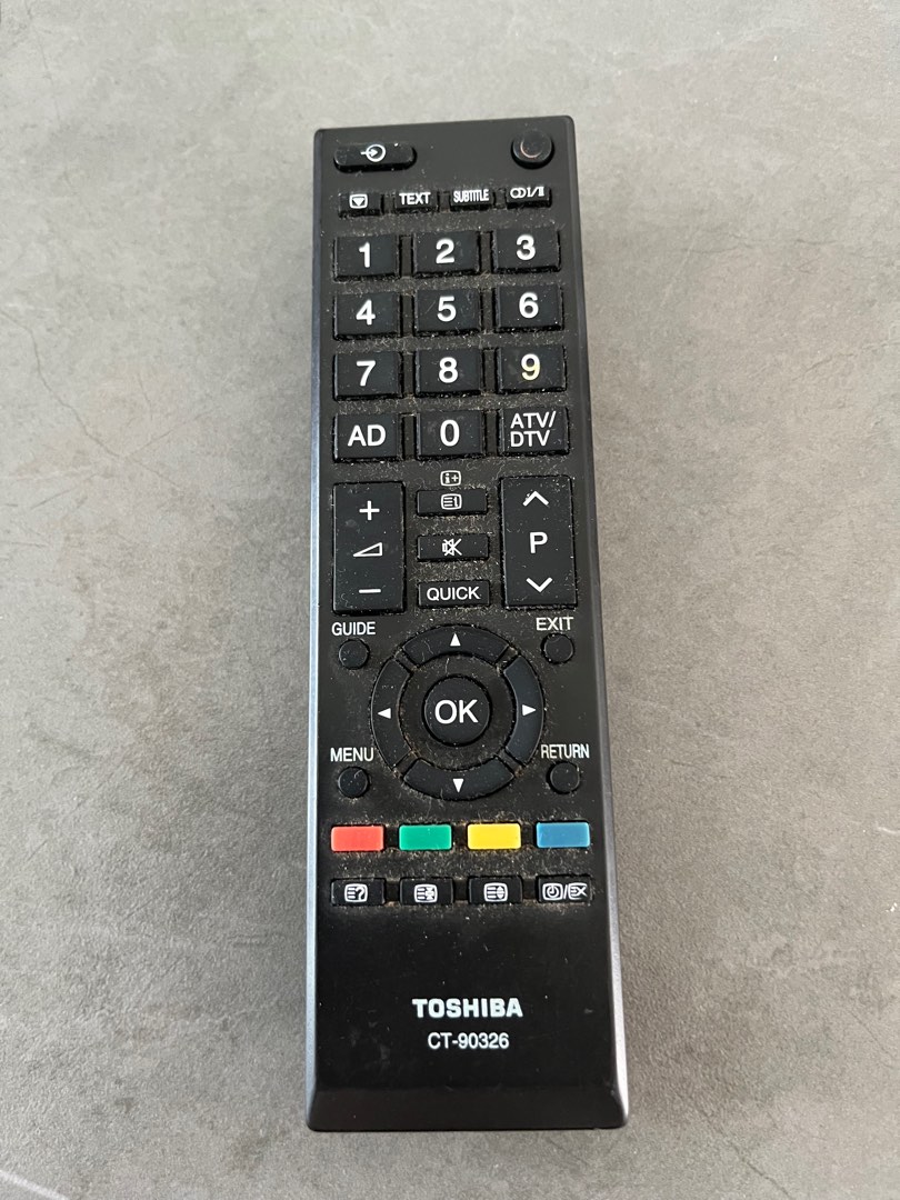 Toshiba remote control CT90326, TV & Home Appliances, TV ...