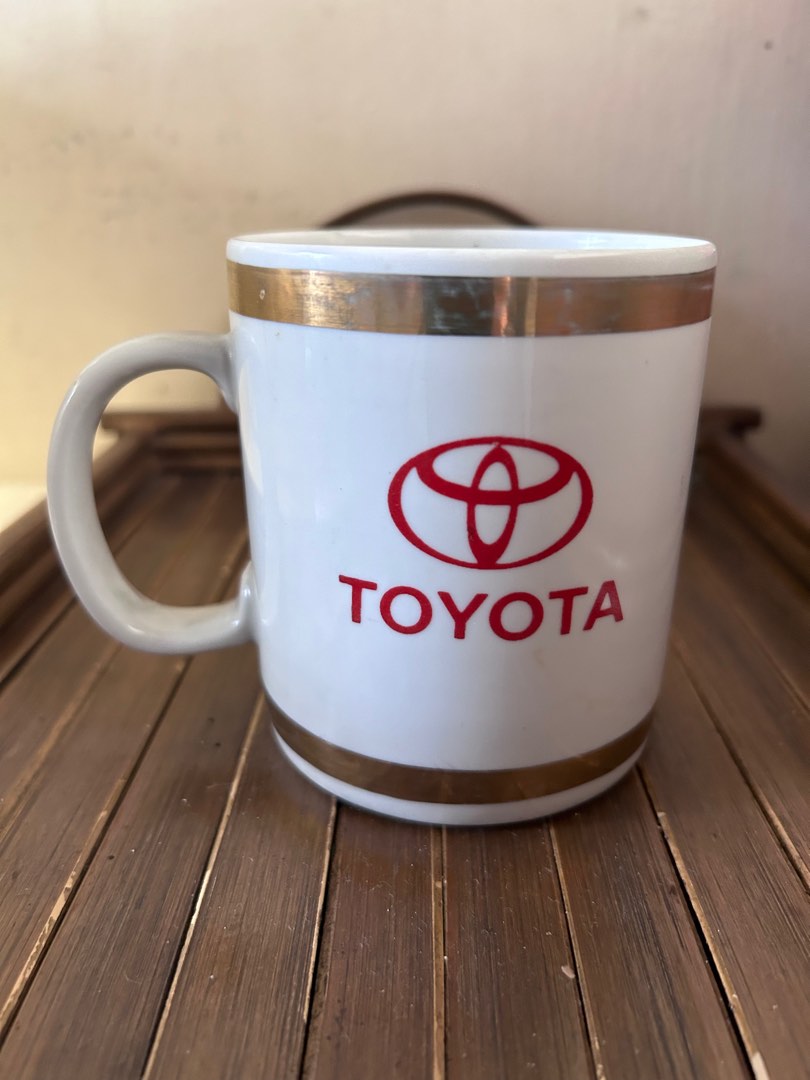 Toyota Philippines 4th Anniversary Mug (1992), Furniture & Home Living ...