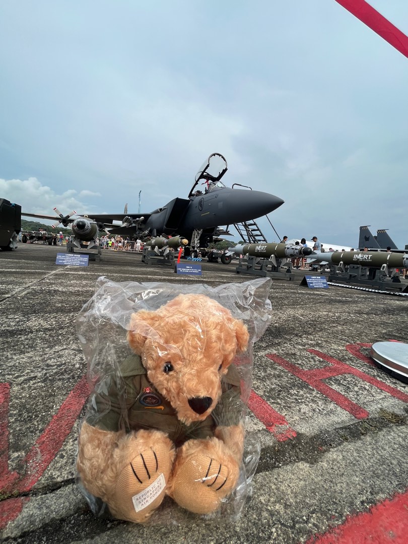Trade - Limited Edition RSAF CPT TED Teddy Bear for RSAF Bomber Jacket ...