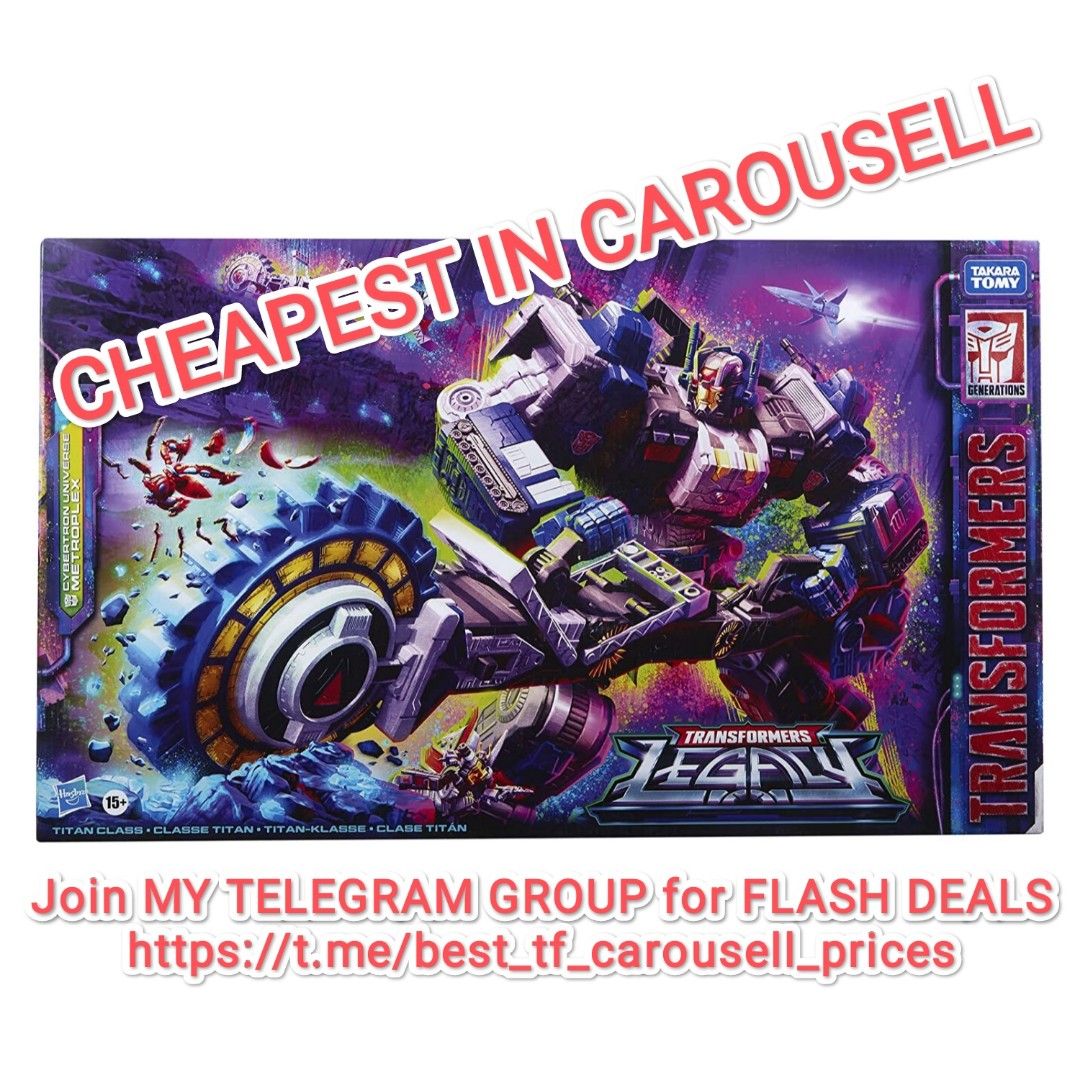 Transformers Legacy Metroplex Titan class (preorder ONLY), Hobbies ...