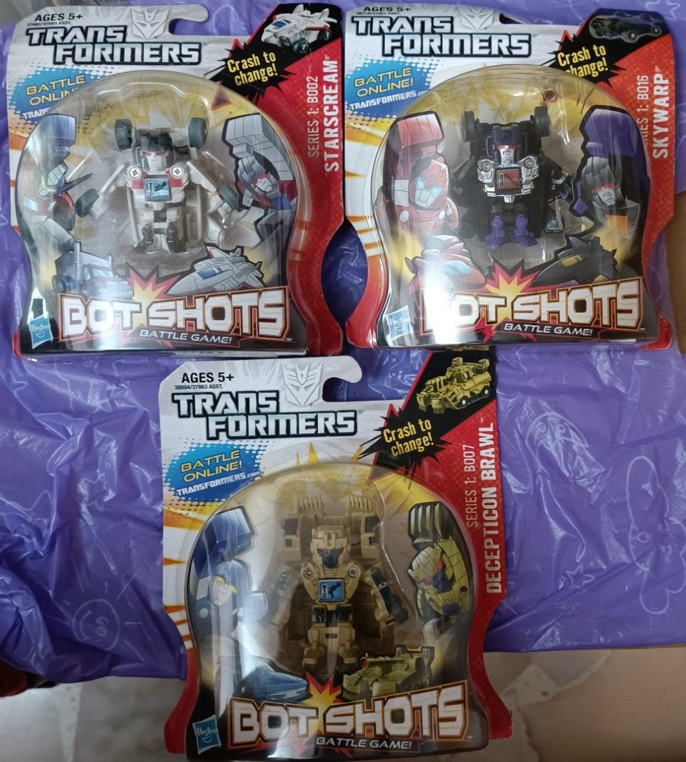 Transformers Bot Shots Set, Hobbies & Toys, Toys & Games on Carousell