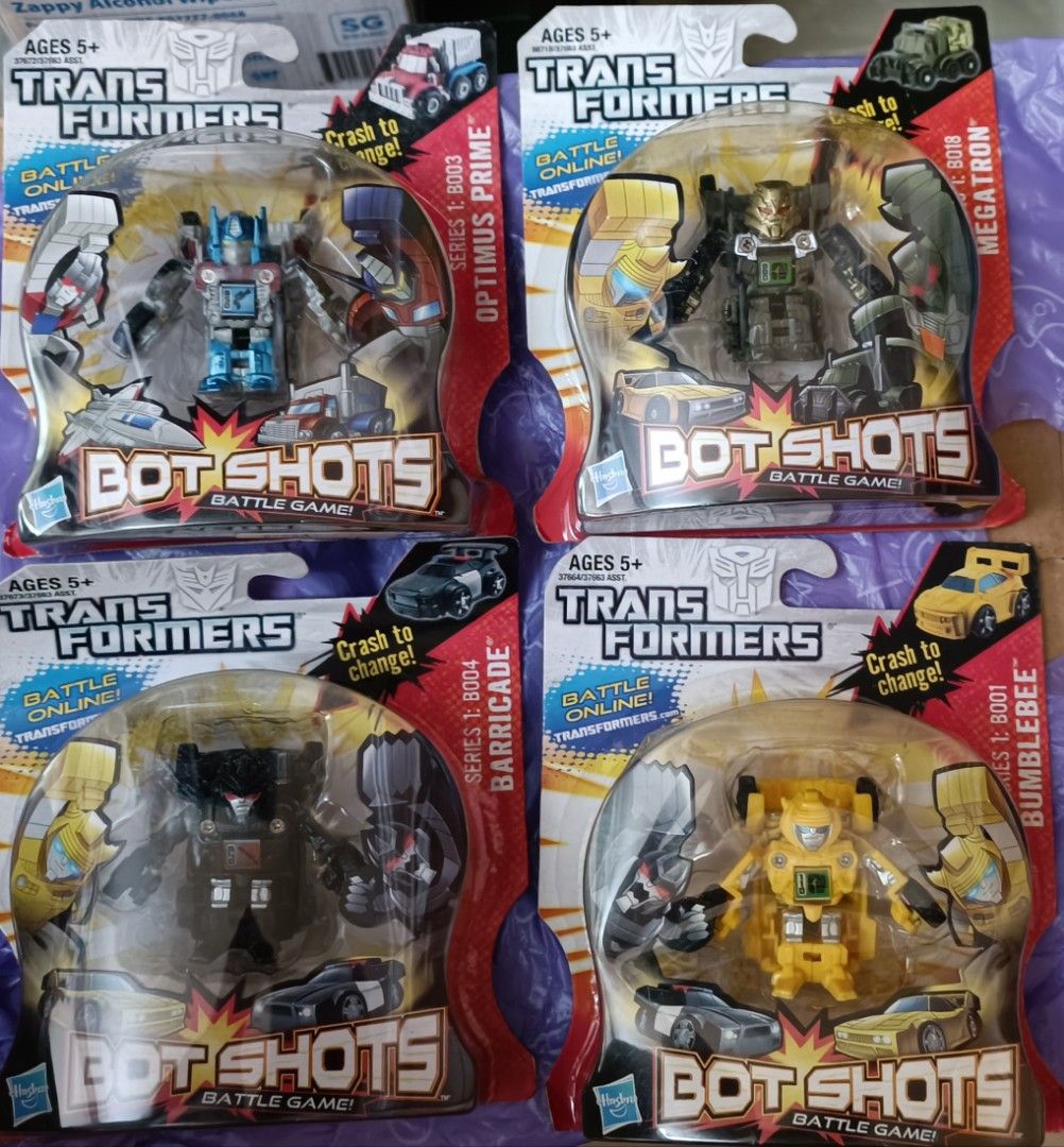 Transformers Bot Shots Set, Hobbies & Toys, Toys & Games on Carousell