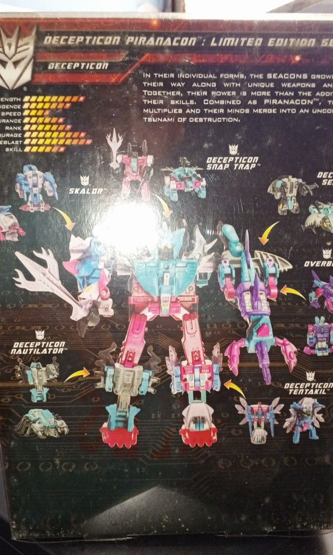 Transformers G1 Seacon Combiner Limited Edition, Hobbies & Toys, Toys ...