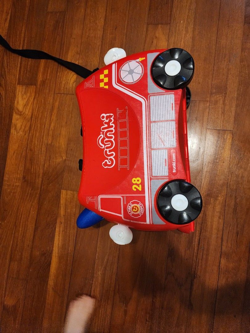 Trunki Luggage Fire Engine, Hobbies & Toys, Travel, Luggage on Carousell