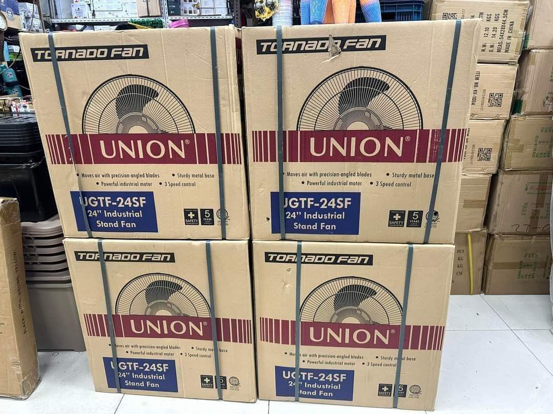 Union Tornado Fan 24" Industrial Stand Fan, Furniture & Home Living ...