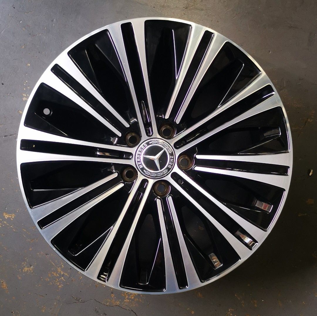 Used 18" Original Mercedes Rims, Car Accessories, Tyres & Rims on Carousell