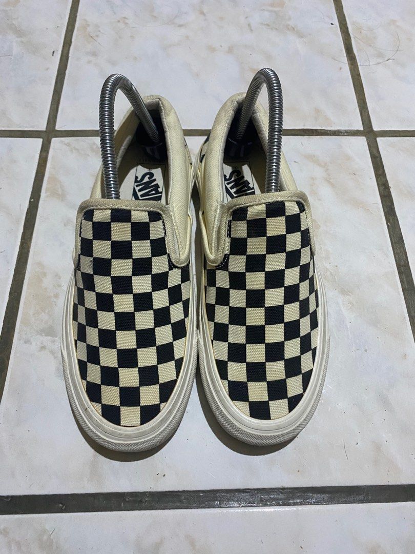 VANS VAULT CHECKERBOARD V2, Women's Fashion, Footwear, Sneakers on ...