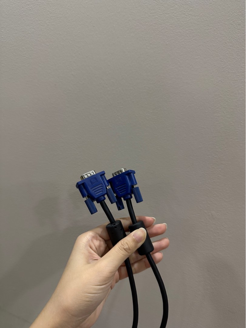 VGA Display Port Cable, Computers & Tech, Parts & Accessories, Cables & Adaptors on Carousell