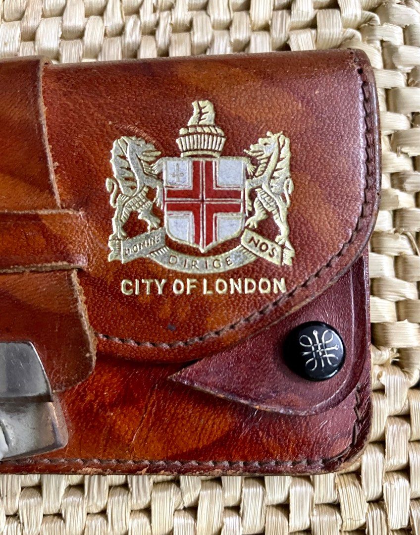 Vintage 1970's English Real Leather Squire City of London Wallet, Coin ...
