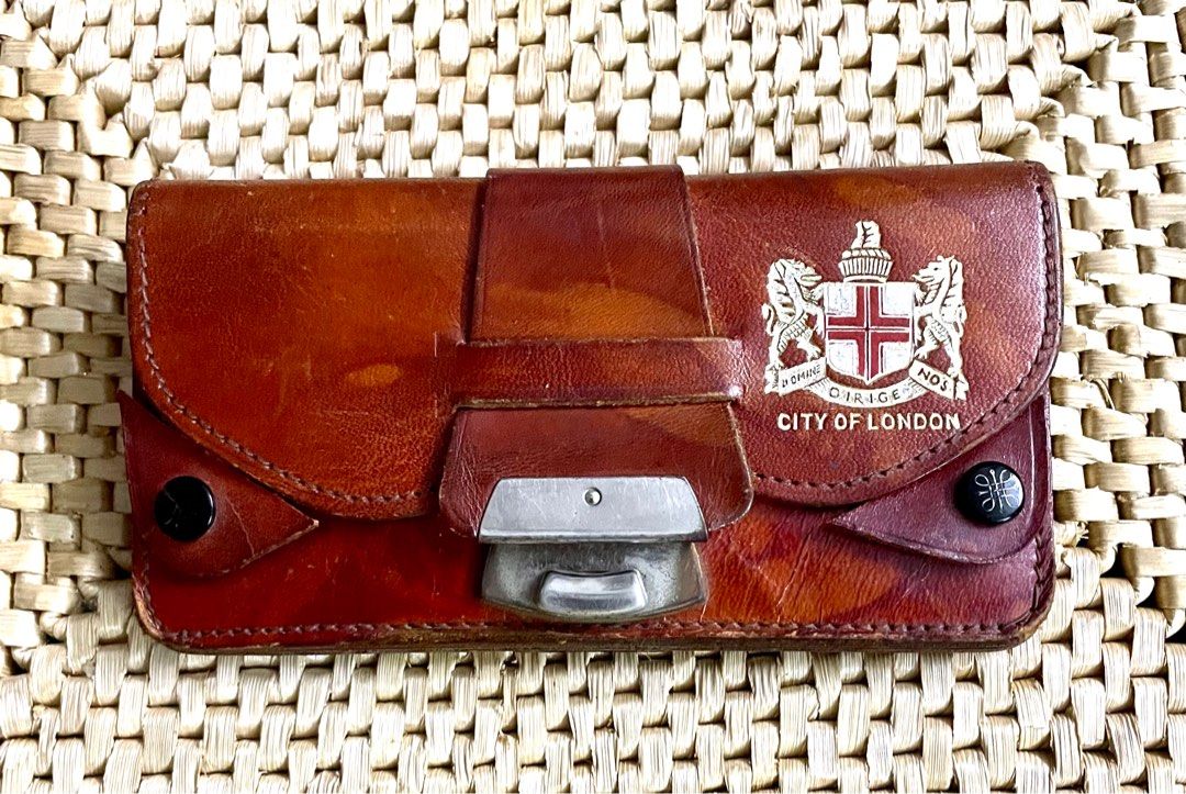 Vintage 1970's English Real Leather Squire City of London Wallet, Coin ...