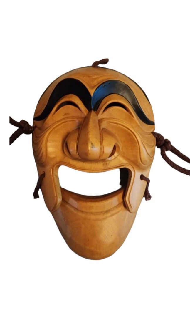 Vintage Hahoe mask with booklet, Hobbies & Toys, Stationery & Craft ...