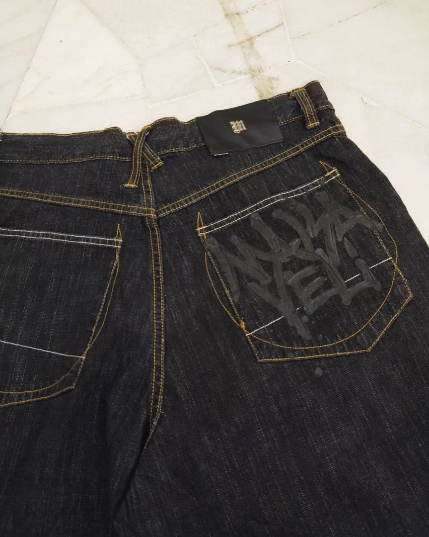 Vintage Makaveli x Tupac Jeans, Men's Fashion, Bottoms, Jeans on Carousell