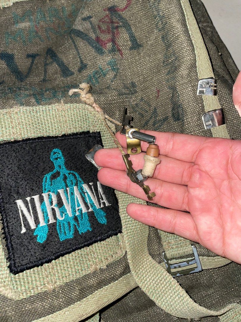 vintage nirvana backpack, Women's Fashion, Bags & Wallets, Backpacks on ...