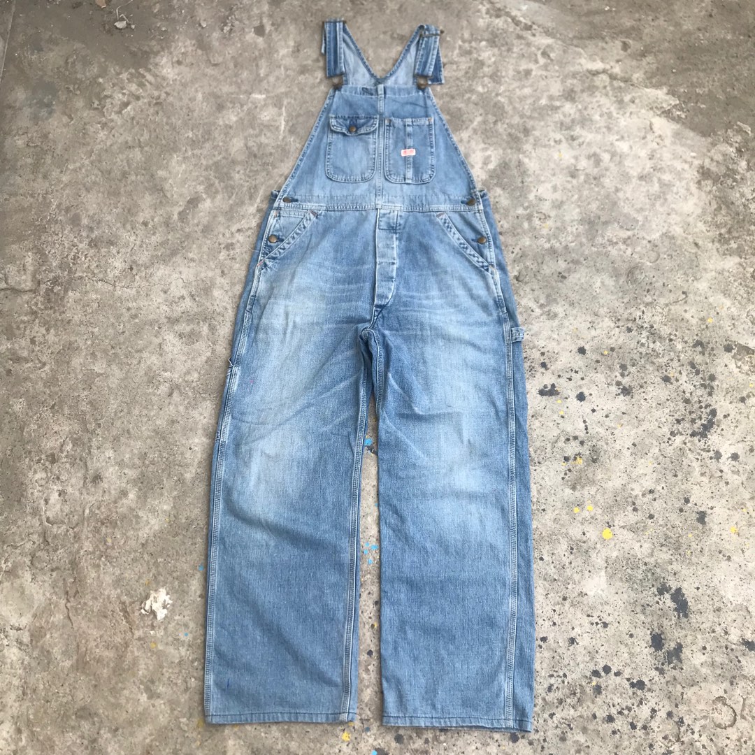 Vintage One o One 101 Edwin Overall Jeans, Men's Fashion, Coats, Jackets and Outerwear on Carousell