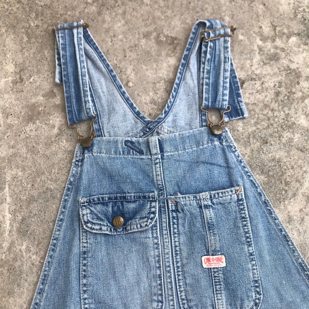 Vintage One o One 101 Edwin Overall Jeans, Men's Fashion, Coats, Jackets and Outerwear on Carousell