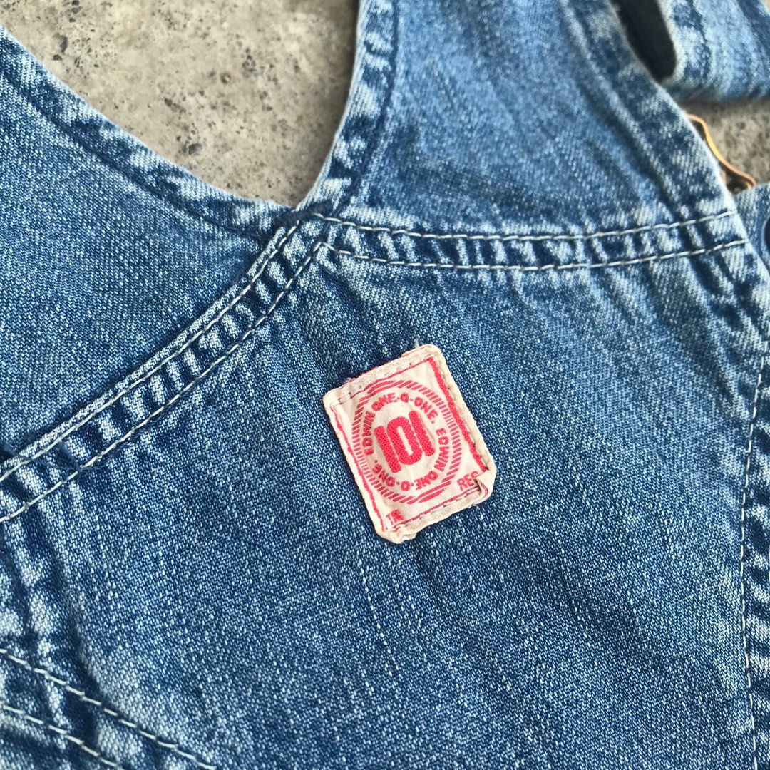 Vintage One o One 101 Edwin Overall Jeans, Men's Fashion, Coats, Jackets and Outerwear on Carousell