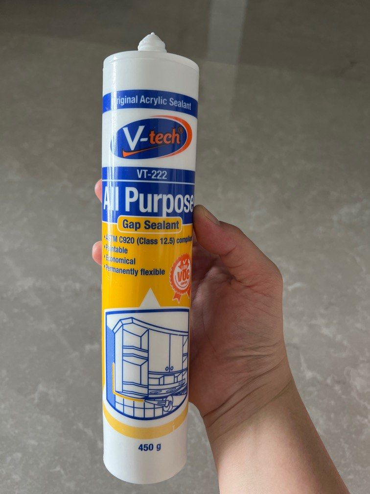 V-tech All Purpose Gap Sealant 450g, Hobbies & Toys, Stationery & Craft, Craft Supplies & Tools ...