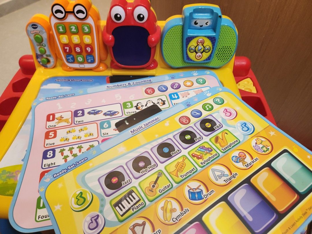 Vtech Touch & Learn Activity Desk, Babies & Kids, Infant Playtime on ...
