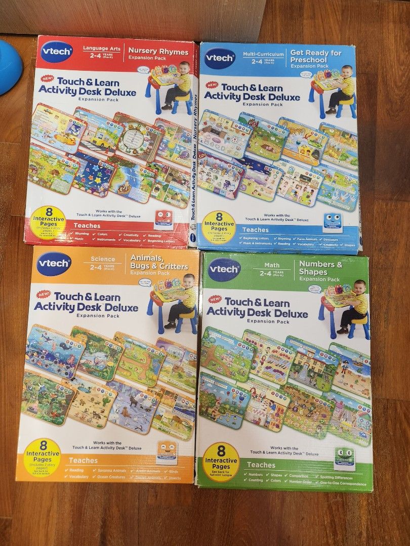 Vtech Touch & Learn Activity Desk, Babies & Kids, Infant Playtime on ...