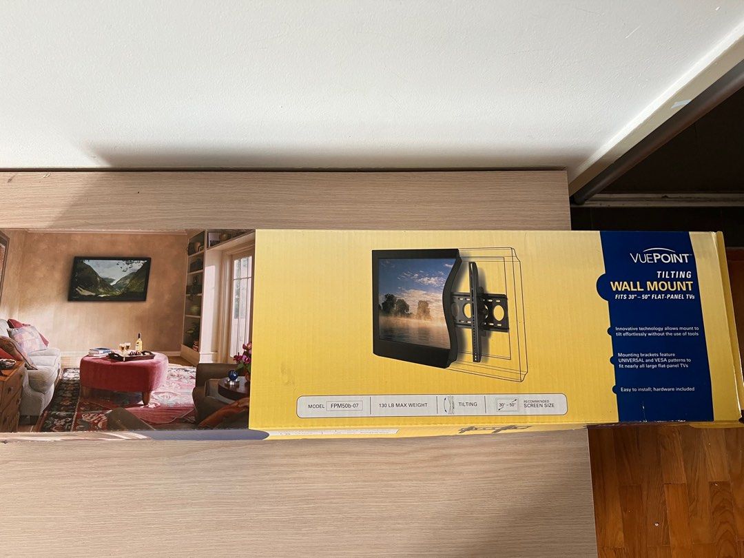 Vuepoint Tilting TV Wall Mount, TV & Home Appliances, TV ...