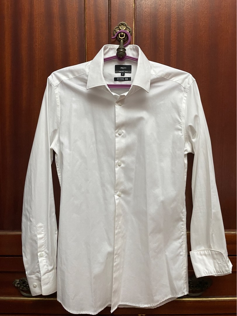 White G2000 men smart fit, Men's Fashion, Tops & Sets, Formal Shirts on ...