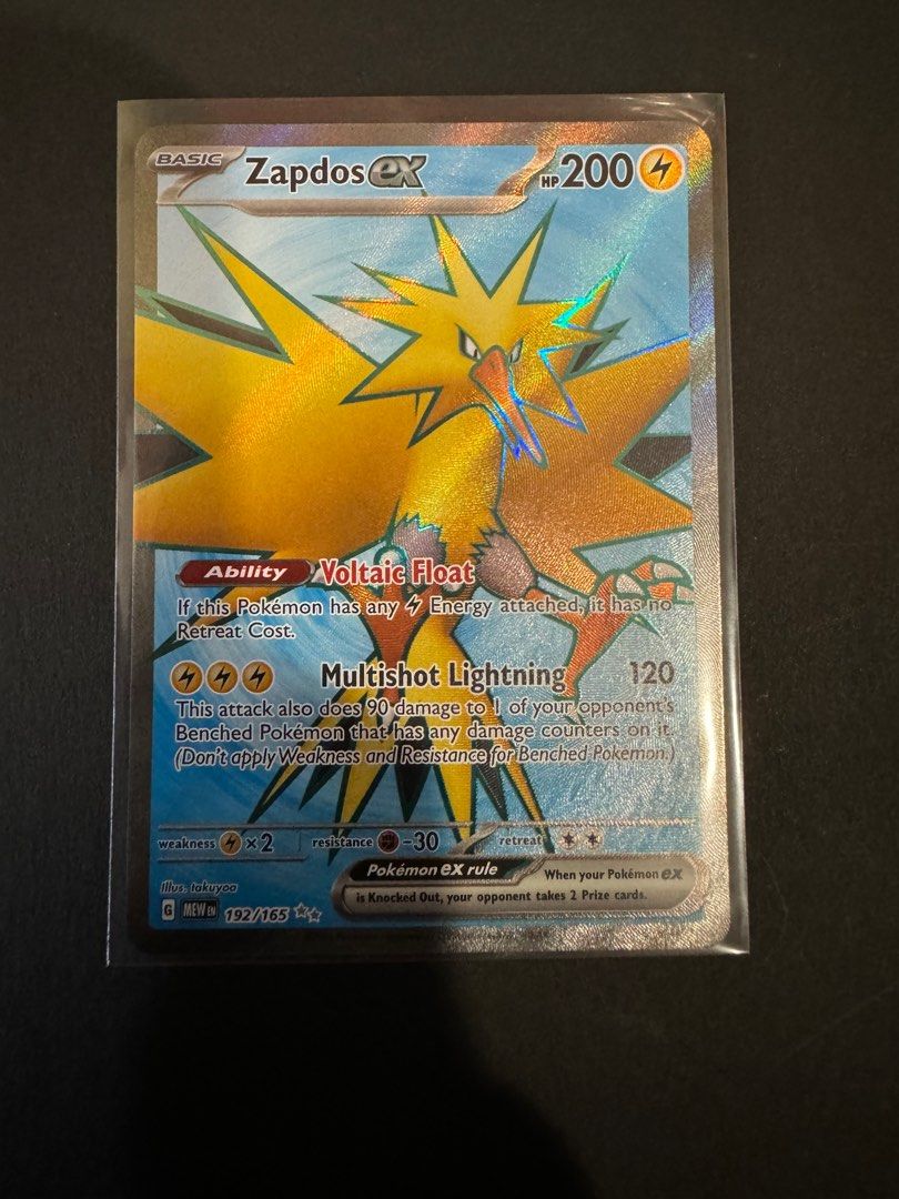 Zapdos ex full art SIR, zapdos ex full art, Hobbies & Toys, Toys ...