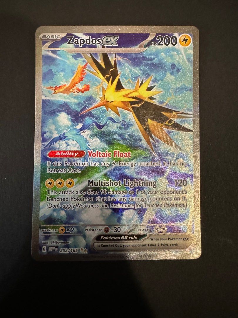 Zapdos ex full art SIR, zapdos ex full art, Hobbies & Toys, Toys ...