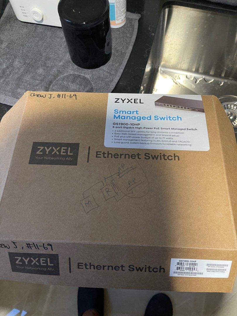 Zyxel ethernet, Computers & Tech, Parts & Accessories, Networking on ...