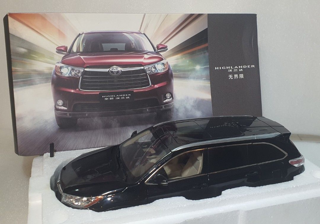 1:18 Dealer Edition Toyota Highlander Black or White, Hobbies & Toys ...