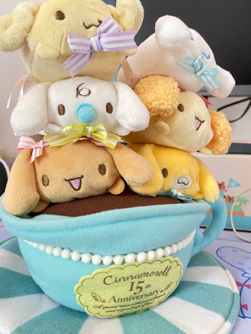 [RUSH SALE] 15th Anniversary Cinnamoroll & Friends Teacup Plushie ...