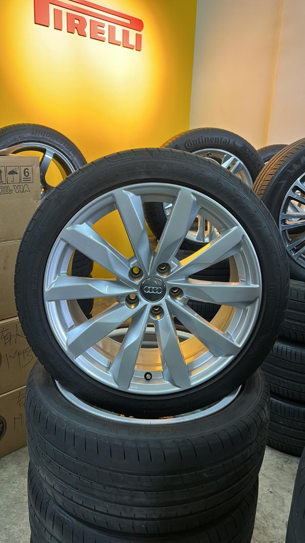 18" Audi Original rims & Goodyear Eagle F1 tyres, Car Accessories ...
