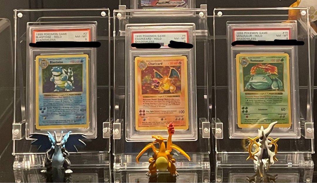 1999 PSA 8 SHADOWLESS Charizard, Blastoise, Venusaurz, Hobbies & Toys ...