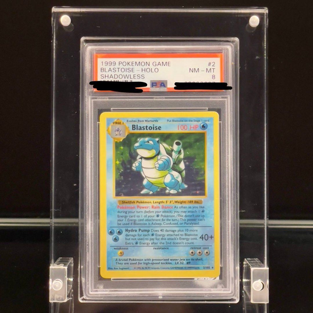 1999 PSA 8 SHADOWLESS Charizard, Blastoise, Venusaurz, Hobbies & Toys ...